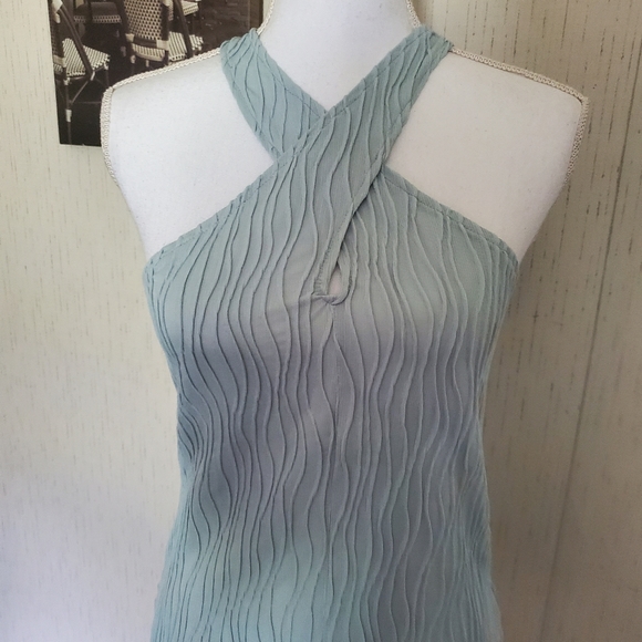 Tops | Ripple Keyhole Halter Top | Poshmark